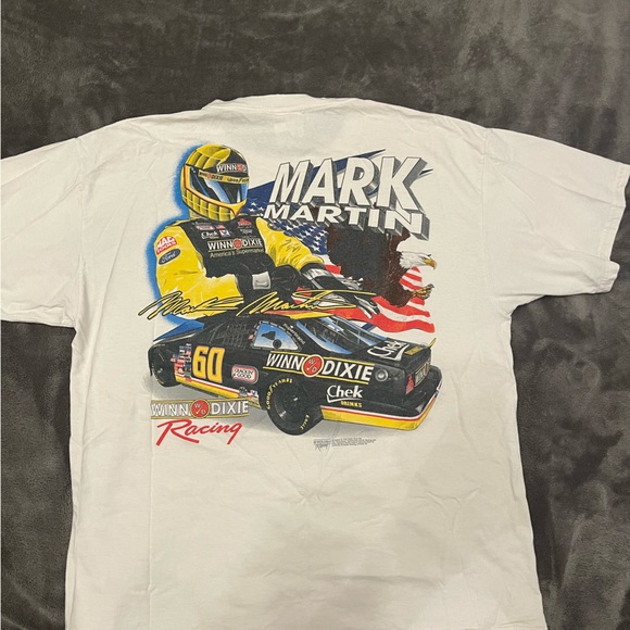 Tultex | Shirts | Original Vintage Mark Martin Nascar Racing Shirt ...